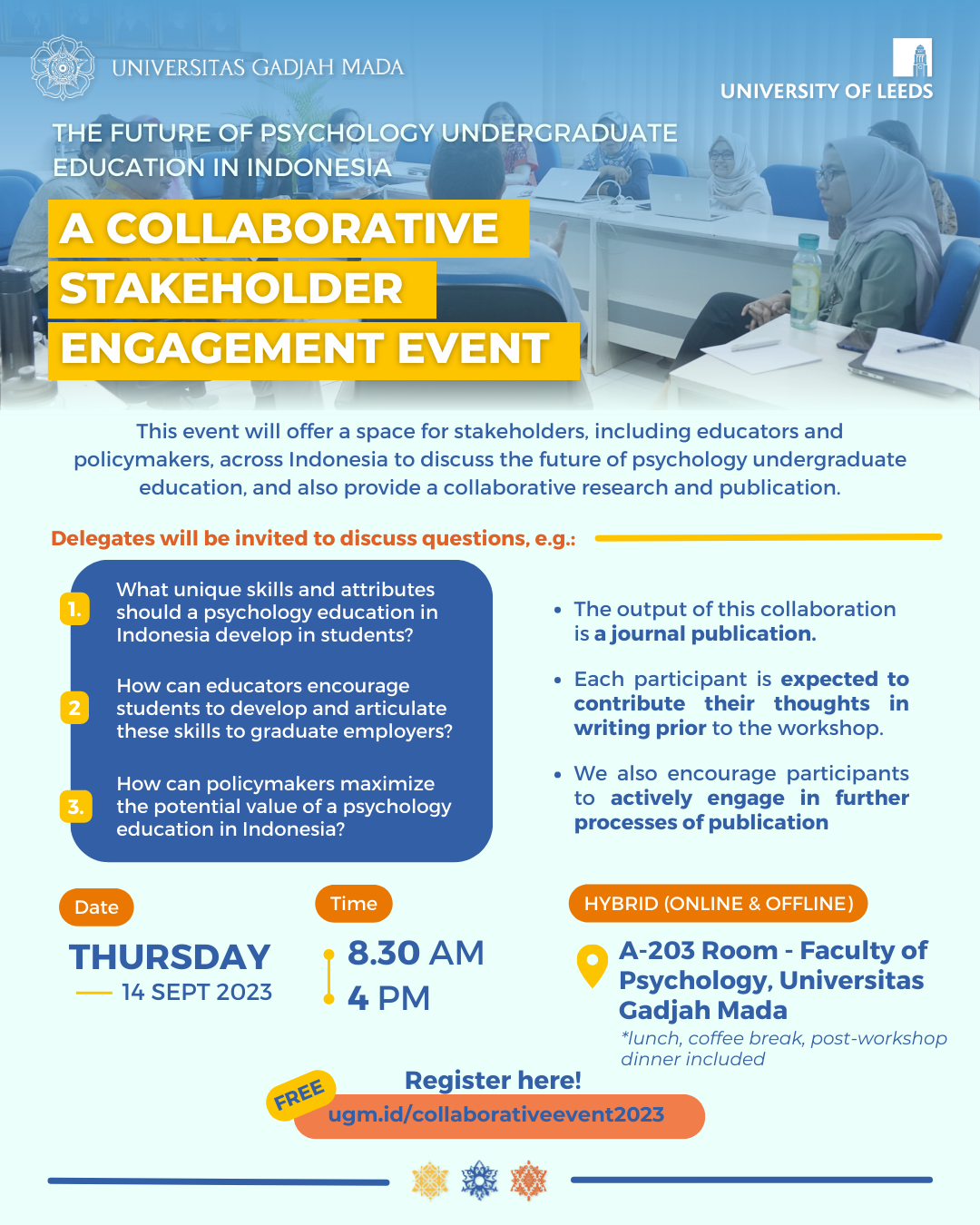 A Collaborative Stakeholder Engagement Event with University of Leeds ...